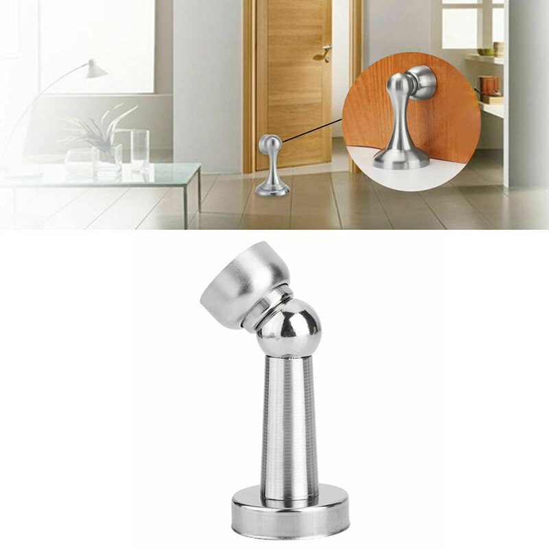 Zilver Deurstopper Sterke Magnetische Muur Bescher... – Grandado
