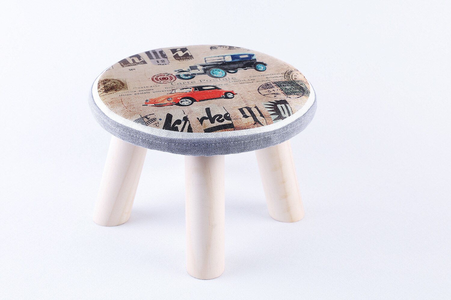 Children's furniture seat stool Wooden cloth Doorw... – Vicedeal