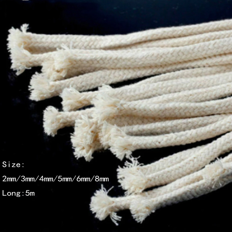 3/5M Long Burner Alcohol Wick Rope Cotton Wick Rou... – Grandado