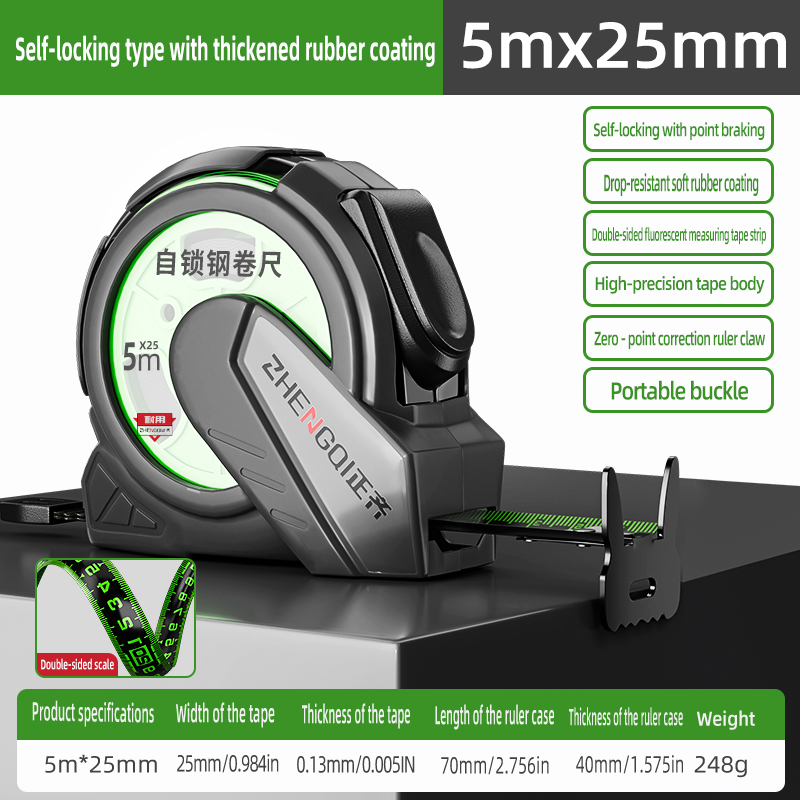Hoge precisie meetlint verdikte zelfsluitende meet... – Vicedeal