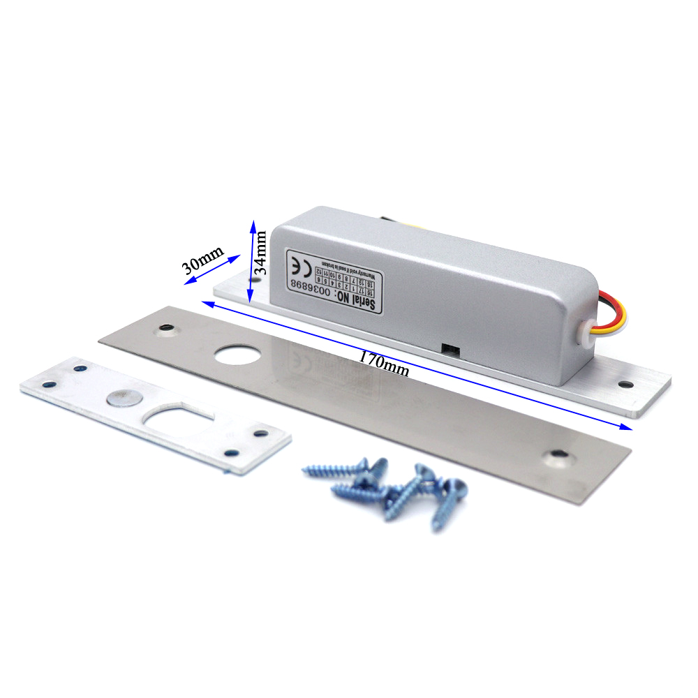 Electric Bolt Door Lock DC 12V Induction Auto Dead... – Grandado