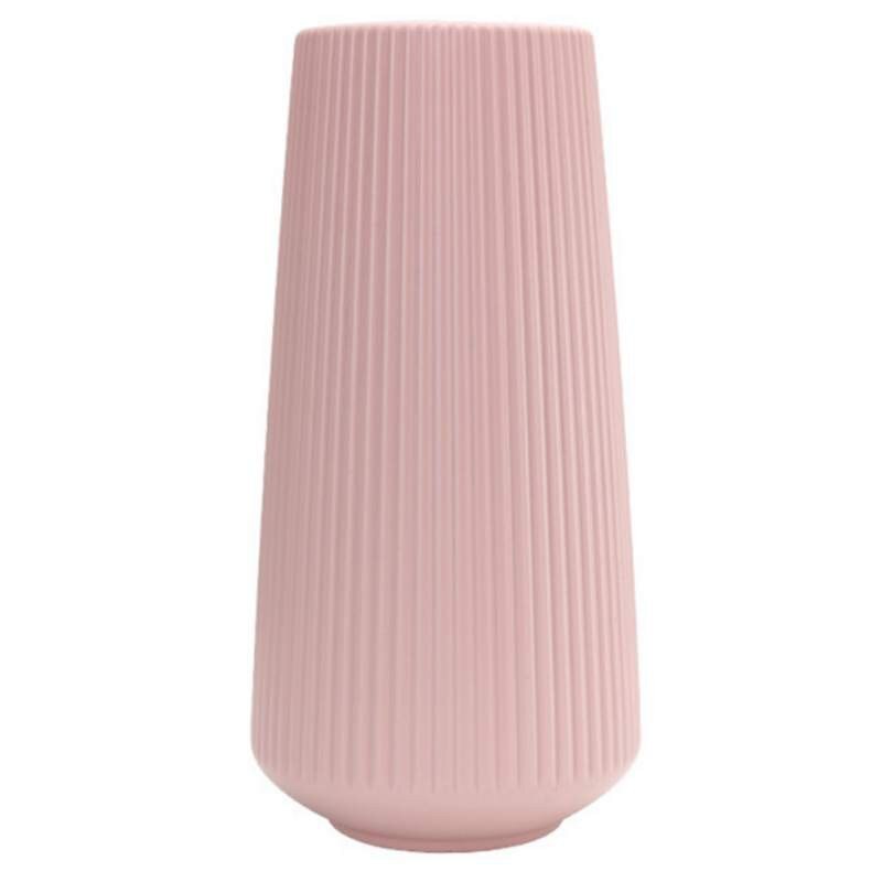 Flower Vase Home Decoration Plastic Vase Blue Imit... – Grandado