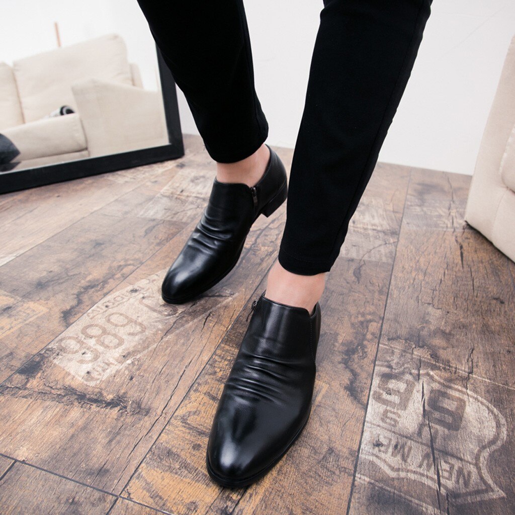 Men's Business Leather Dress Shoes Autumn Formal F... – Grandado