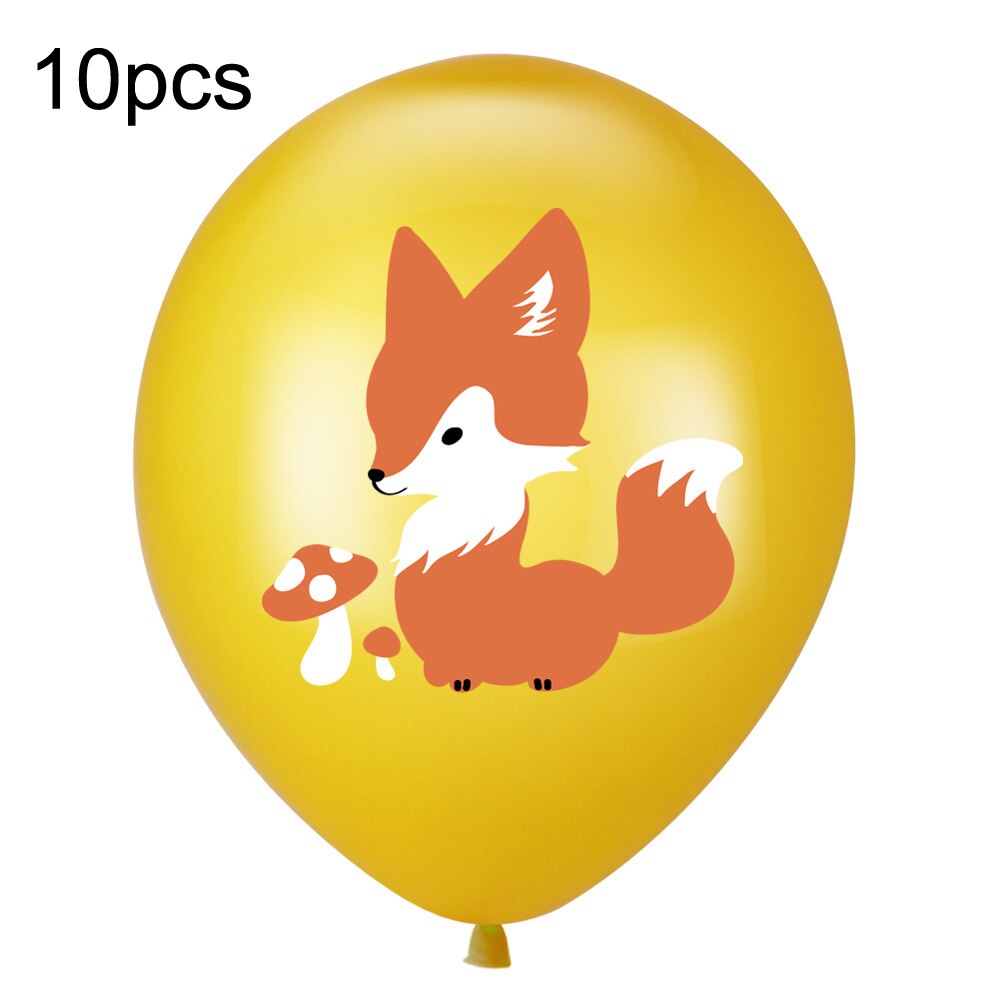 1set Forest Animal Foil Balloon 10inch Latex Ballo... – Grandado