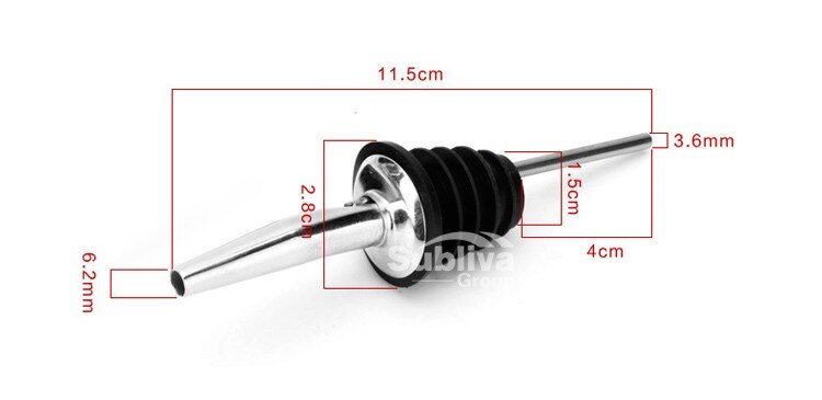 6pcs Stainless Steel Liquor Spirit Pourer Free Flo... – Grandado
