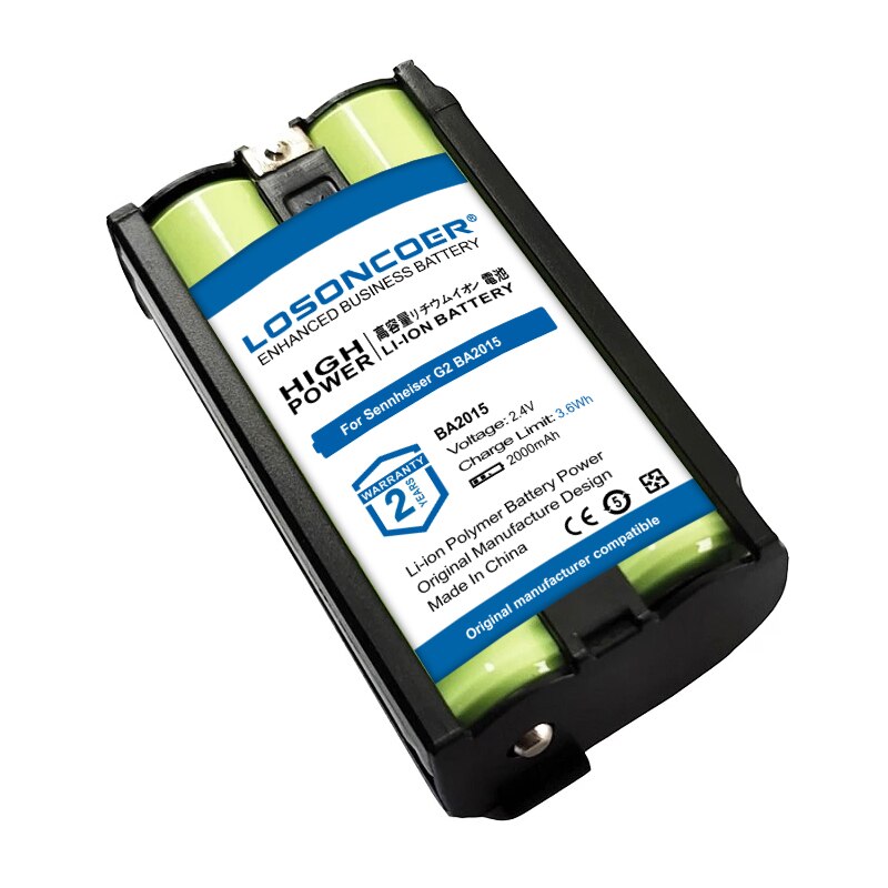 2000mAh BA2015 Battery For Sennheiser G2 BA2015 Bl... – Vicedeal