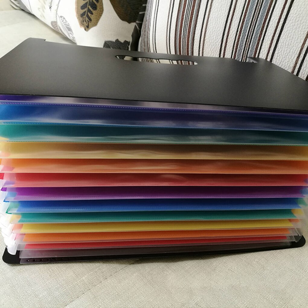 Multi-Color Plastic A4 Accordion Document File Fol... – Vicedeal