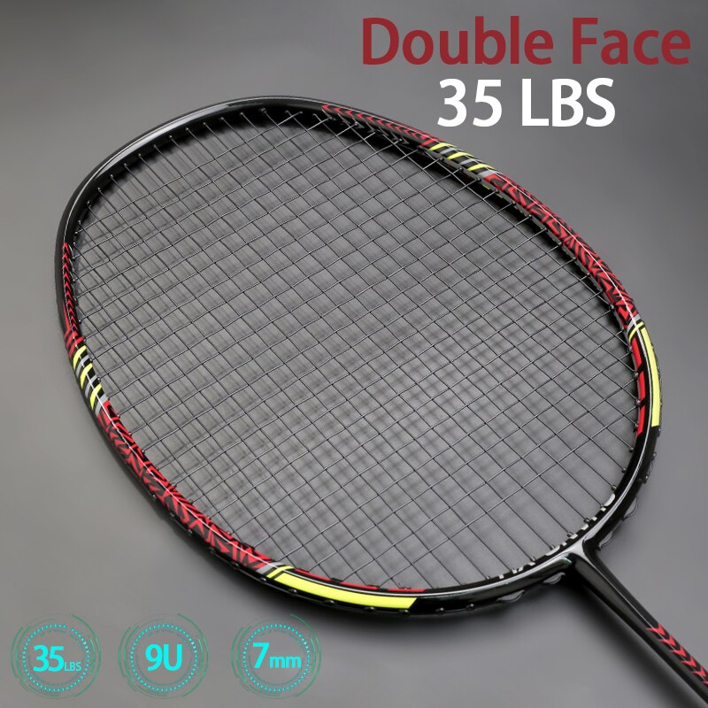 Super Licht 9U 58G Carbon Fiber Badminton Rackets ... – Grandado
