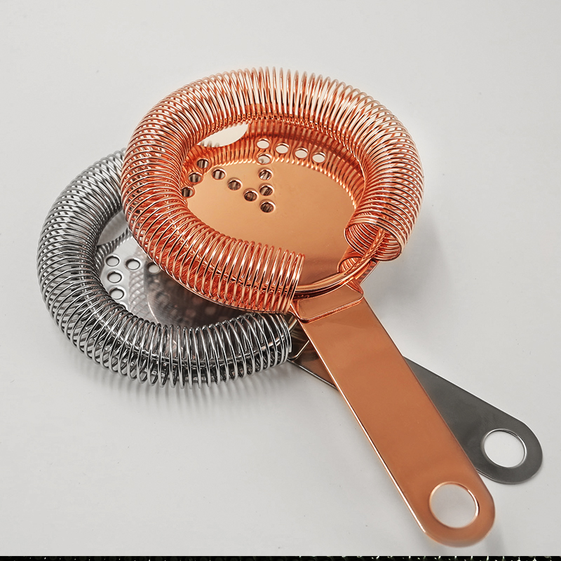 Cocktail Strainer Hoffman Bar Strainer Deluxe Stra... – Grandado