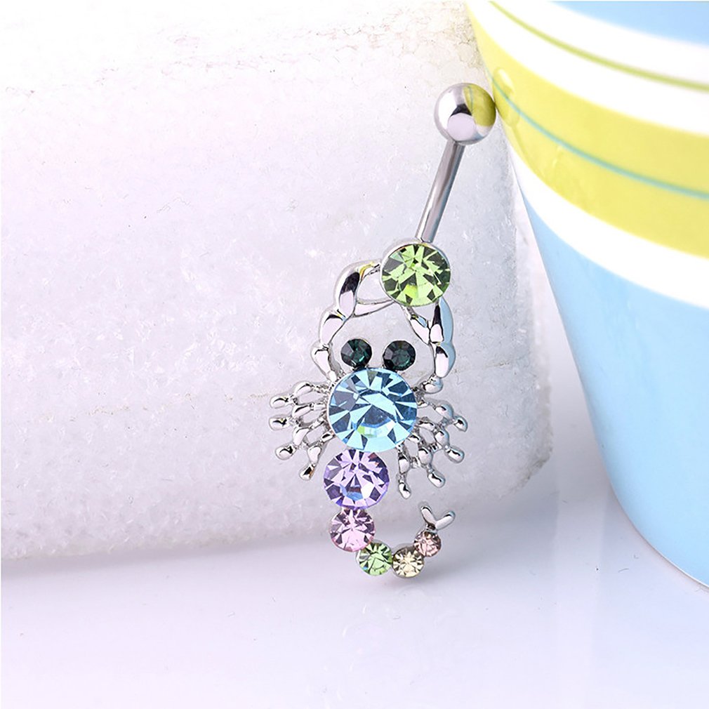 Sexy Scorpion Medische Vrouwen Belly Button Ring M... – Vicedeal