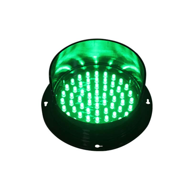 green led flashing lamp 125mm PC traffic light par... – Grandado