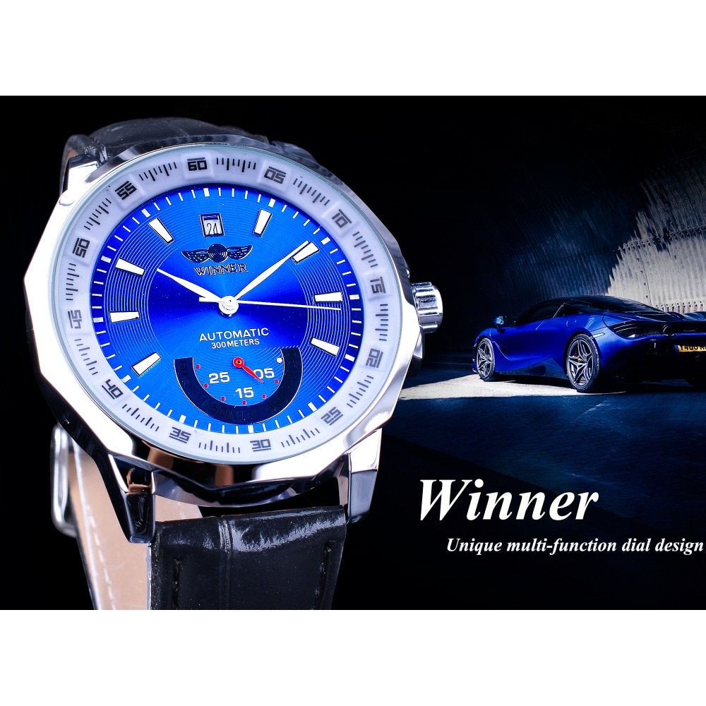 Winner Sport Blue Irregular Shape Calendar Mechani... – Grandado