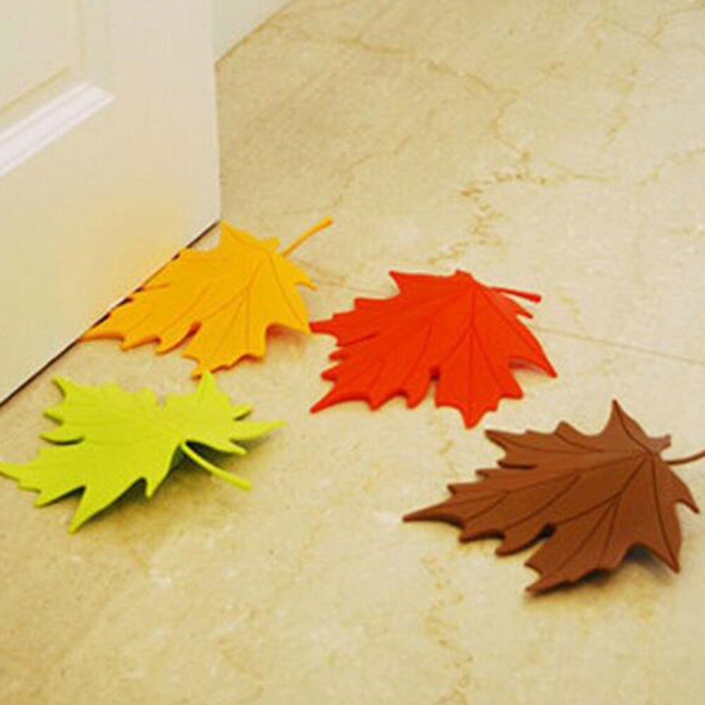 Maple Leaf Style Finger Safety Door Stop Stopper D... – Grandado