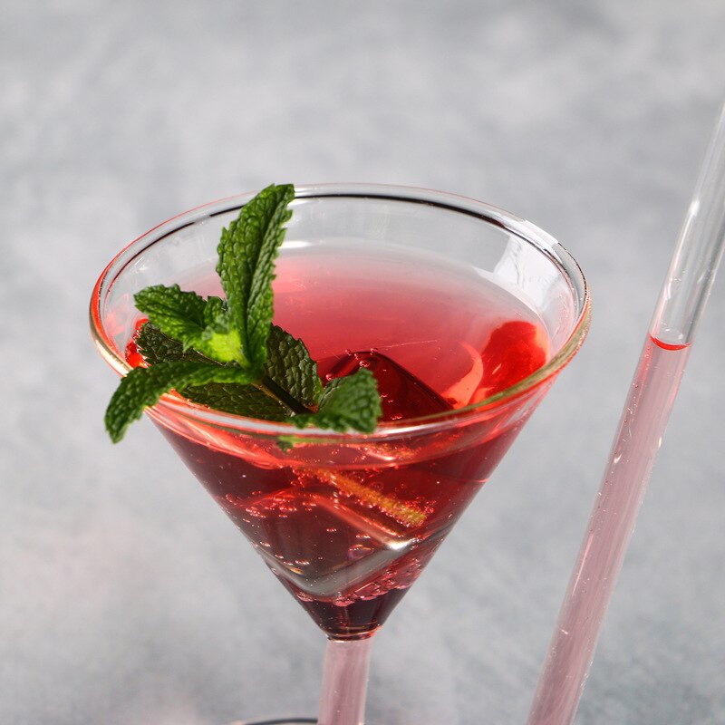 Glass Spiral Cocktail Glass Rotating Martini Glass... – Vicedeal