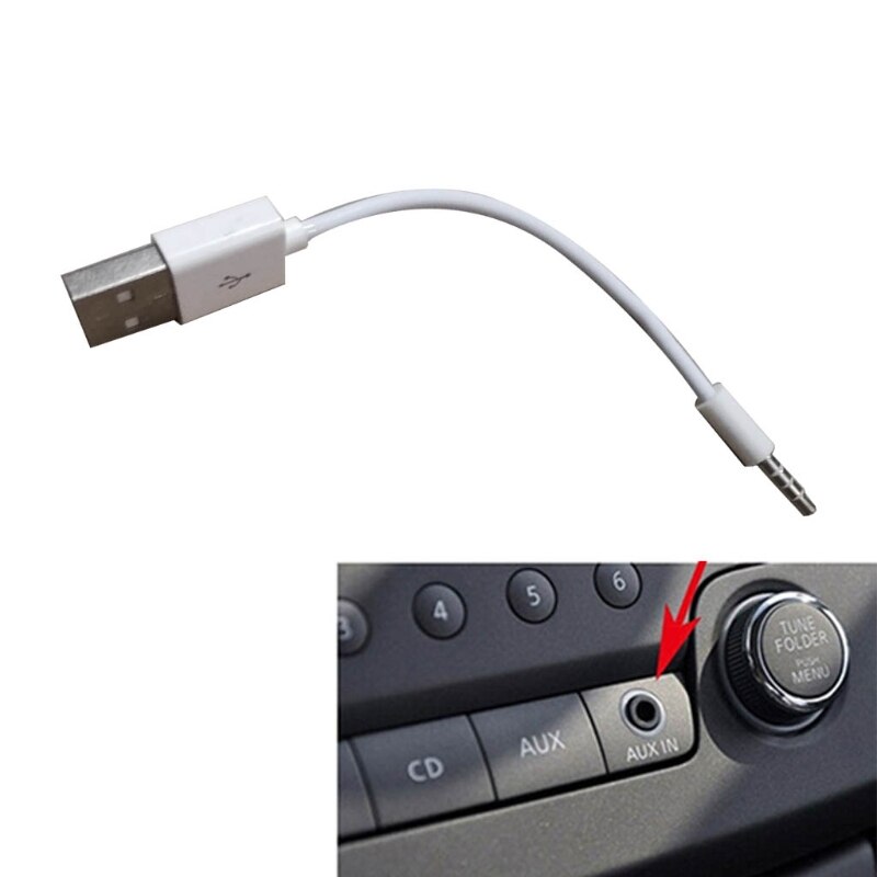 AUX to USB 5mm Male Aux Audio Jack Plug to USB 2.0... – Grandado