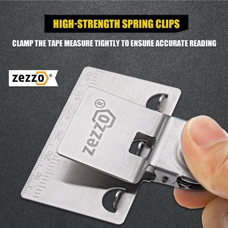 Zezzo® Measuring Tape Clip Stainless Steel Miter T... – Grandado