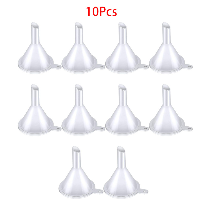 10Pcs Kleine Clear Plastic Trechter Mini Vloeibare... – Grandado