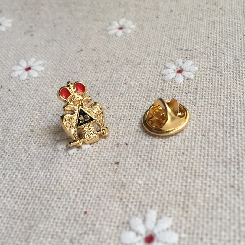 10pcs metal craft souvenir brooch and pins Double ... – Grandado