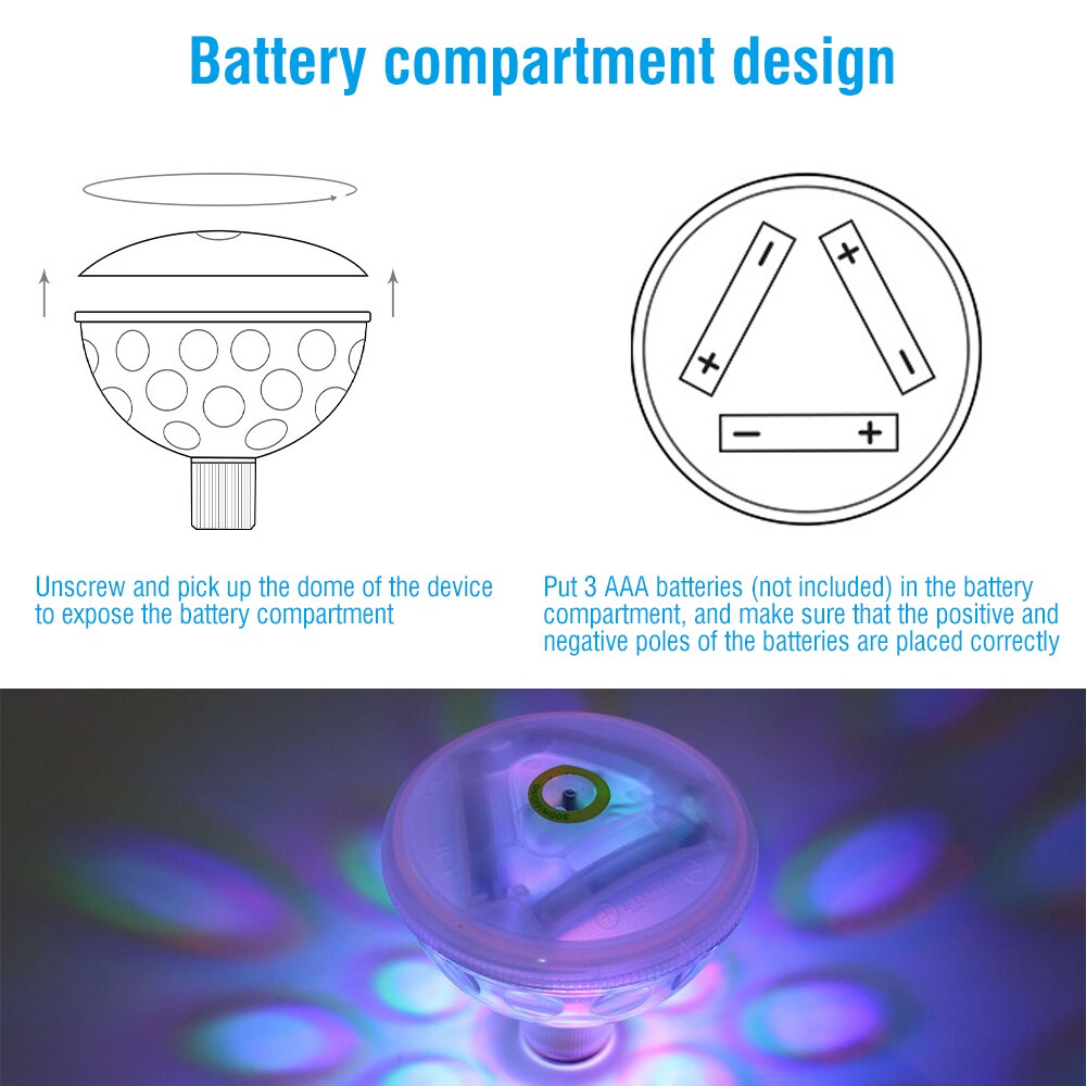 Boruit Drijvende Onderwater Licht Rgb Submersible ... – Vicedeal