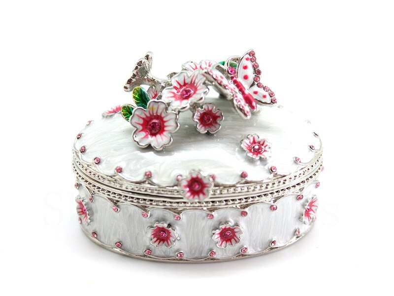 Small Trinket Keepsake Case Handmade Enameled Mini... – Grandado