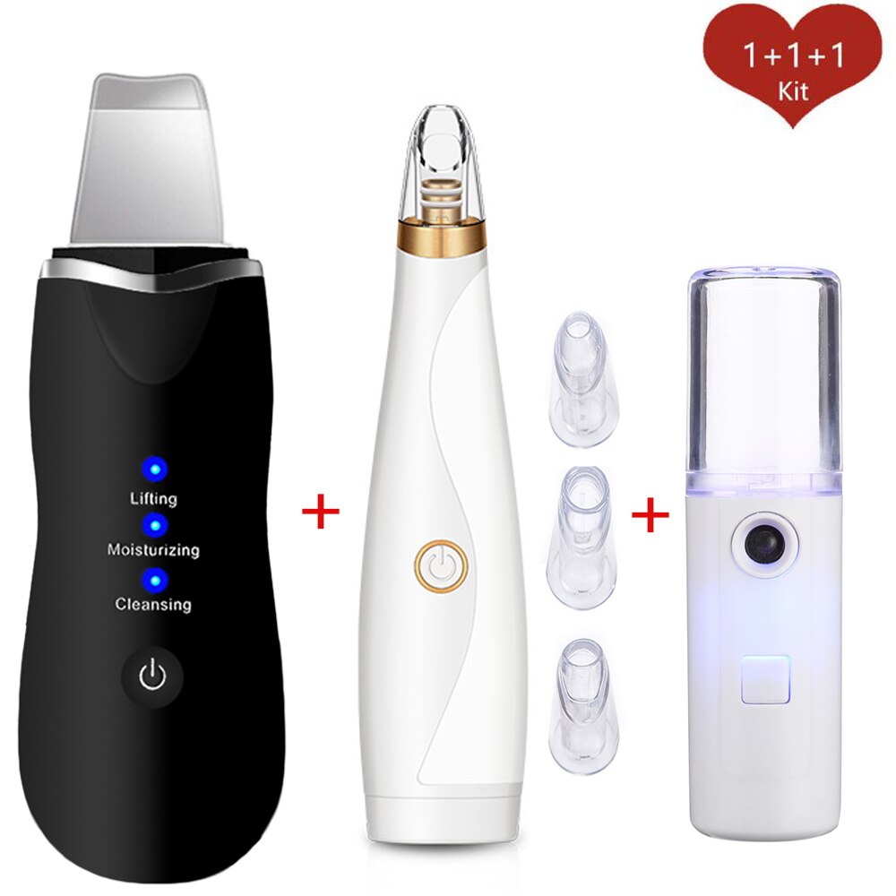 Ultrasonic Skin Scrubber Facial Peeling Pore Clean... – Vicedeal