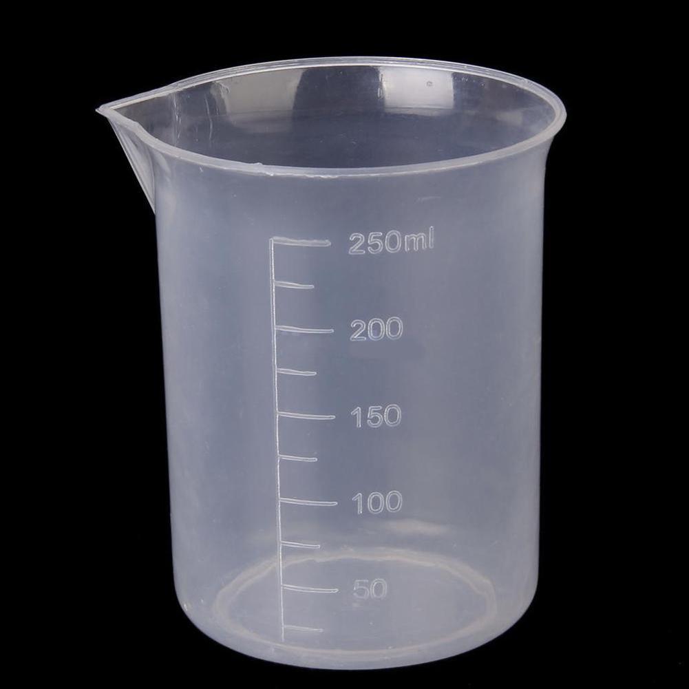 250ml Practical Laboratory Transparent Plastic Gra... – Grandado