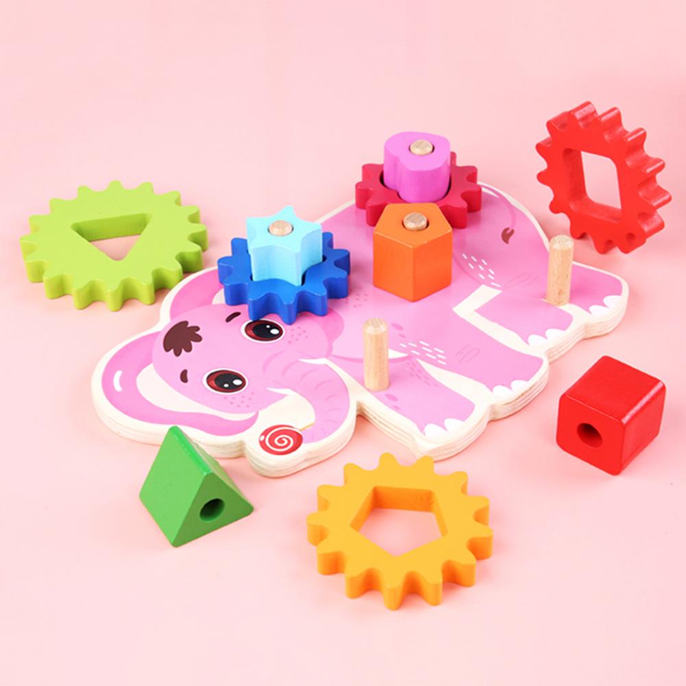 Gear Toy Rotatable Educational Wooden Baby Brain B... – Grandado