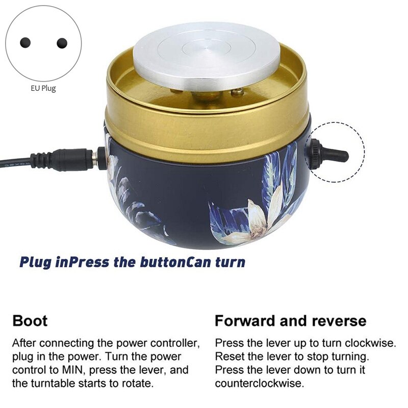 Mini Electric Pottery Wheel Machine-with Tray, Adj... – Vicedeal