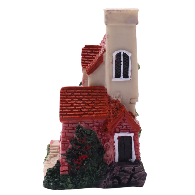 Cute Mini Resin House Miniature House Fairy Garden... – Vicedeal