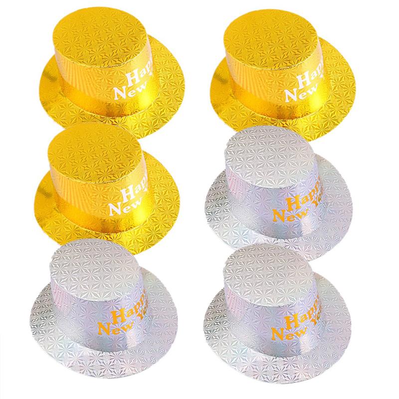 6PCS Paper Jazz Hat Props Year Party Hats Letter P... – Vicedeal