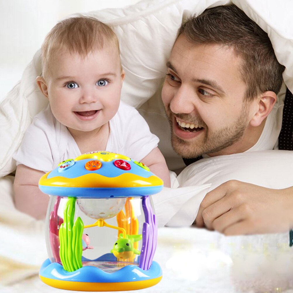 baby Rotating Light Effect Musical Toys Ocean Para... – Grandado