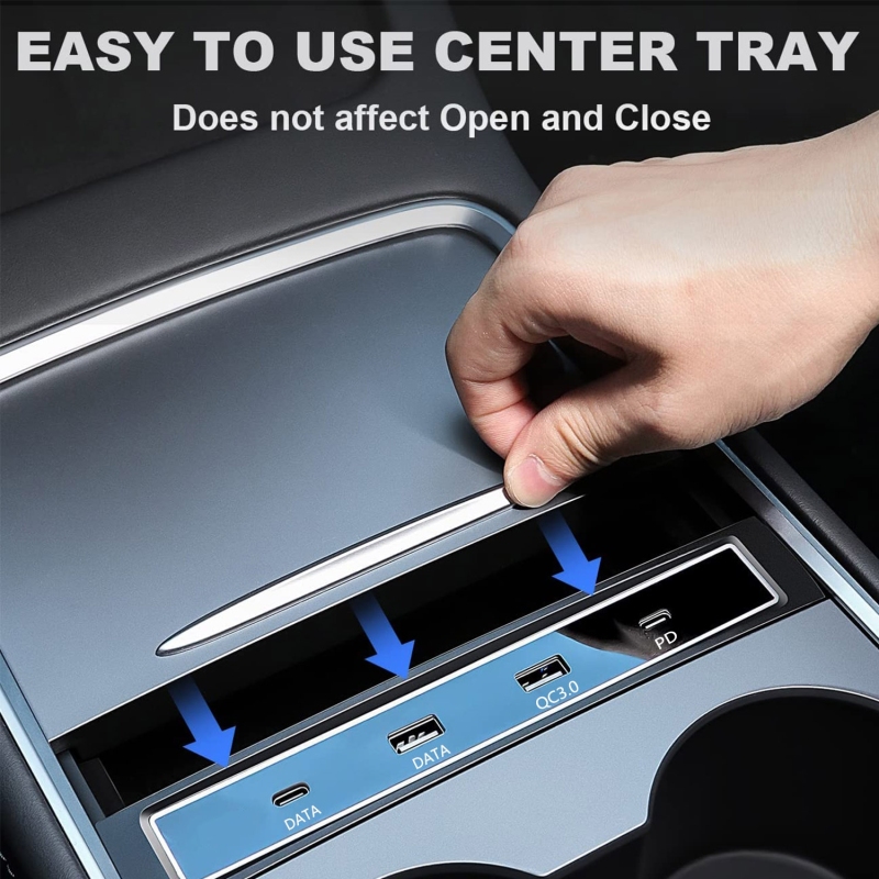 for Tesla Y Model 3 Car Expansion Base USB Type-C ... – Grandado