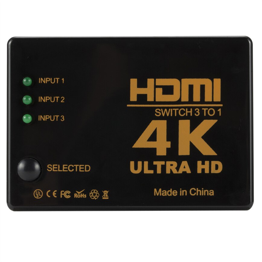 Grwibeou 3x1 4K HDMI Switch HD Video Switcher Adap... – Vicedeal
