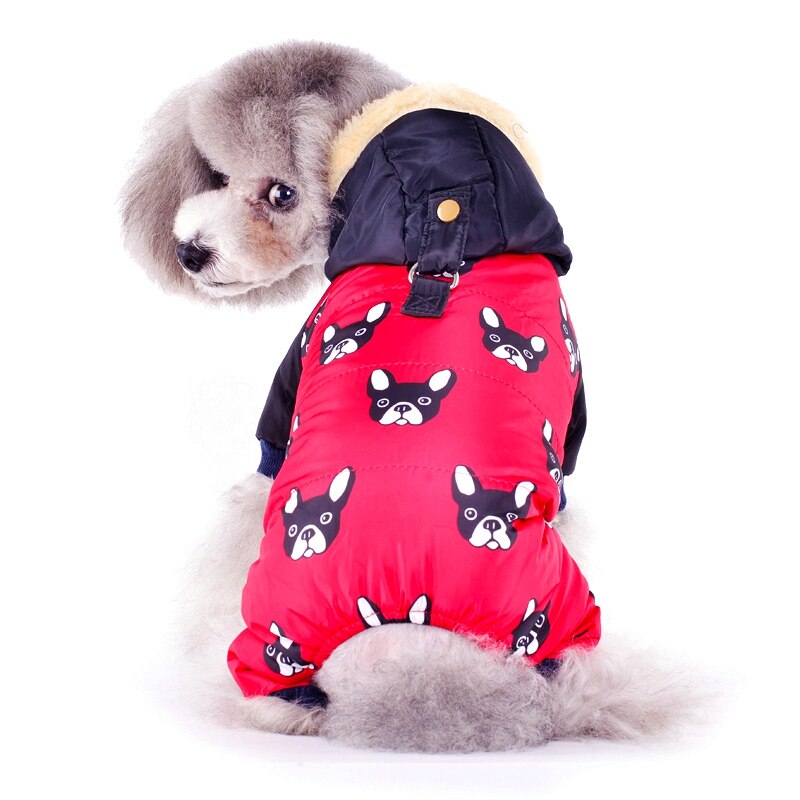 Haustier Overall Hoodie Für Hund Winter Warme Schn... – Grandado