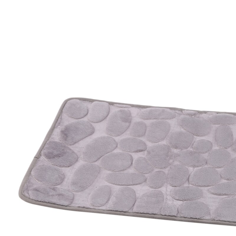 Cobblestone Embossed Carpet Bedroom Mat Stone Patt... – Grandado