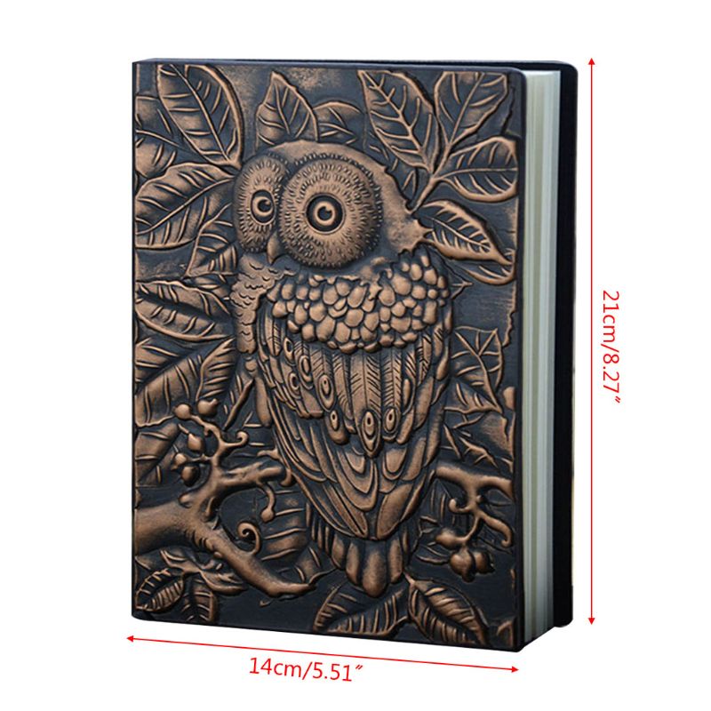 3D Carving Owl Notebook Journal Notepad Travel Dia... – Grandado