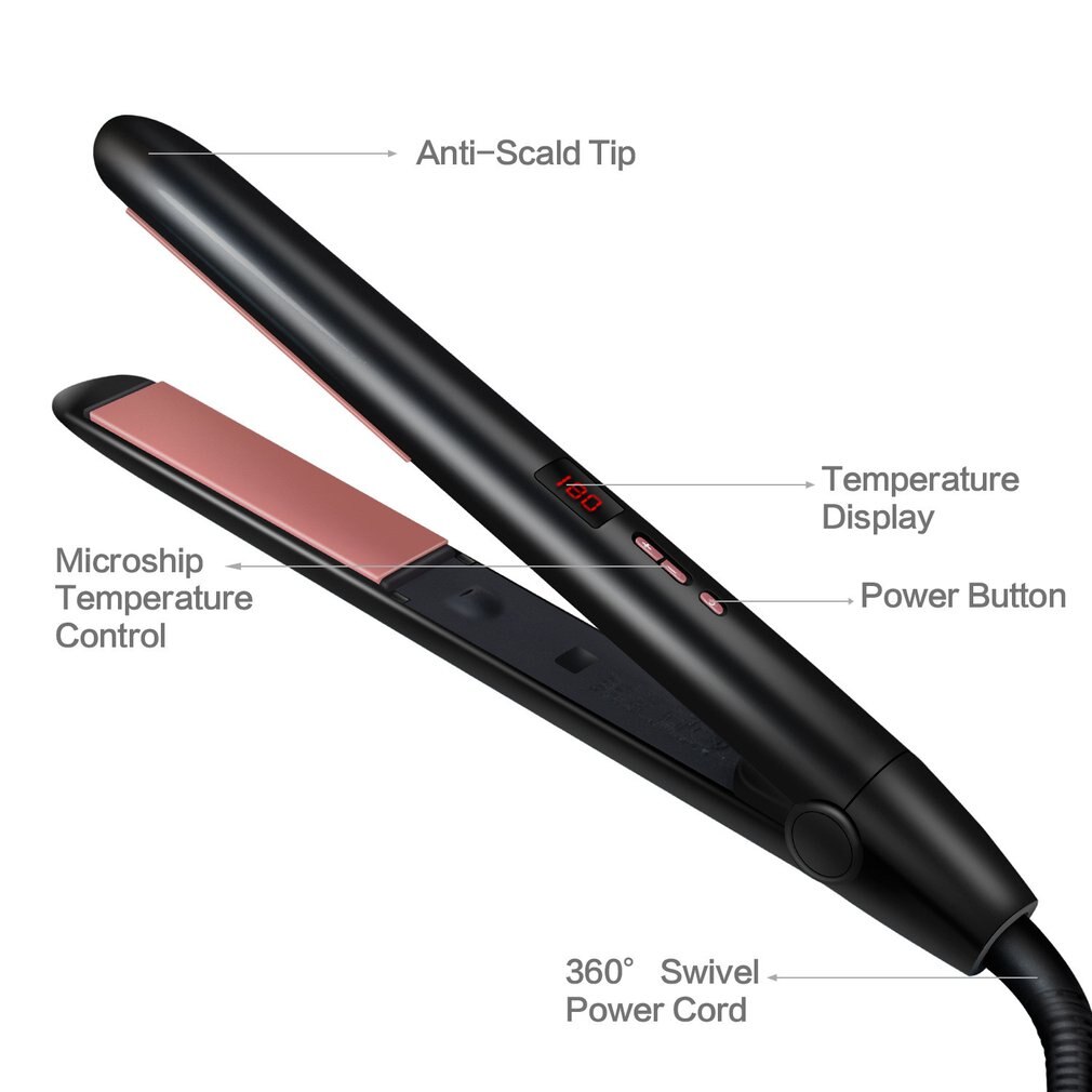 Electric Hair Straightener, Straight Roll Dual-use... – Grandado