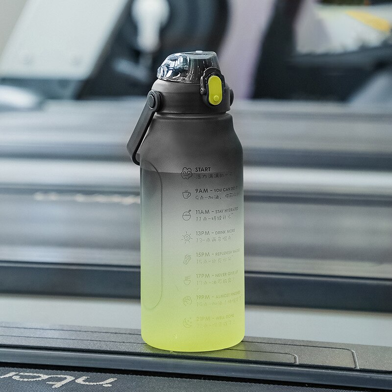 1500/2000ml Portable Water Bottle Motivational Spo... – Grandado