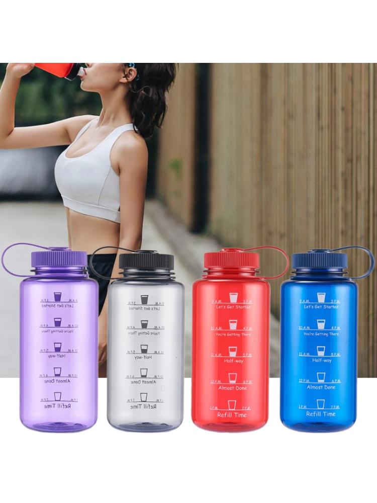 Sports Water Bottle Time Marker Tracker Goal 32oz/... – Grandado