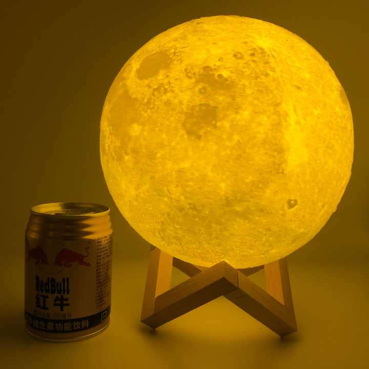 3D Print Moon Lamp Colorful Change Touch Usb Led N... – Grandado