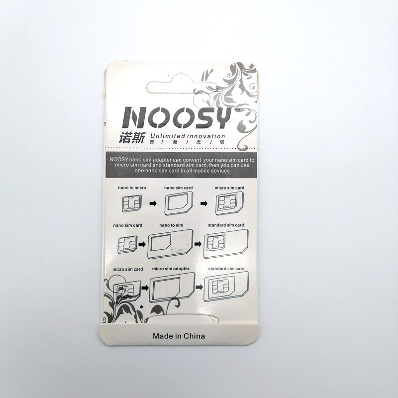 100pcs SIM Card Adapter 4 in 1 Noosy Nano Micro SI... – Vicedeal