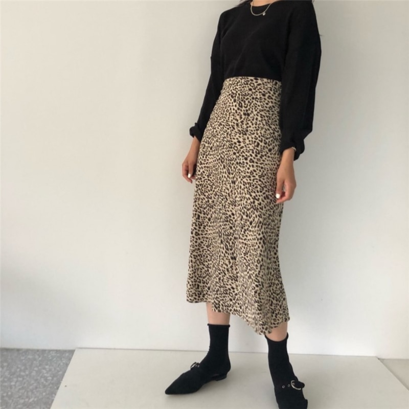 Summer Leopard Print Skirts Women High Waist Sexy ... – Grandado
