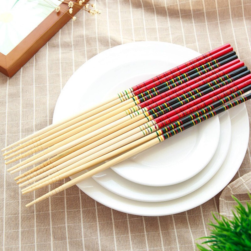 6 Pairs Cook Noodles Super Long Bamboo Chopsticks ... – Vicedeal