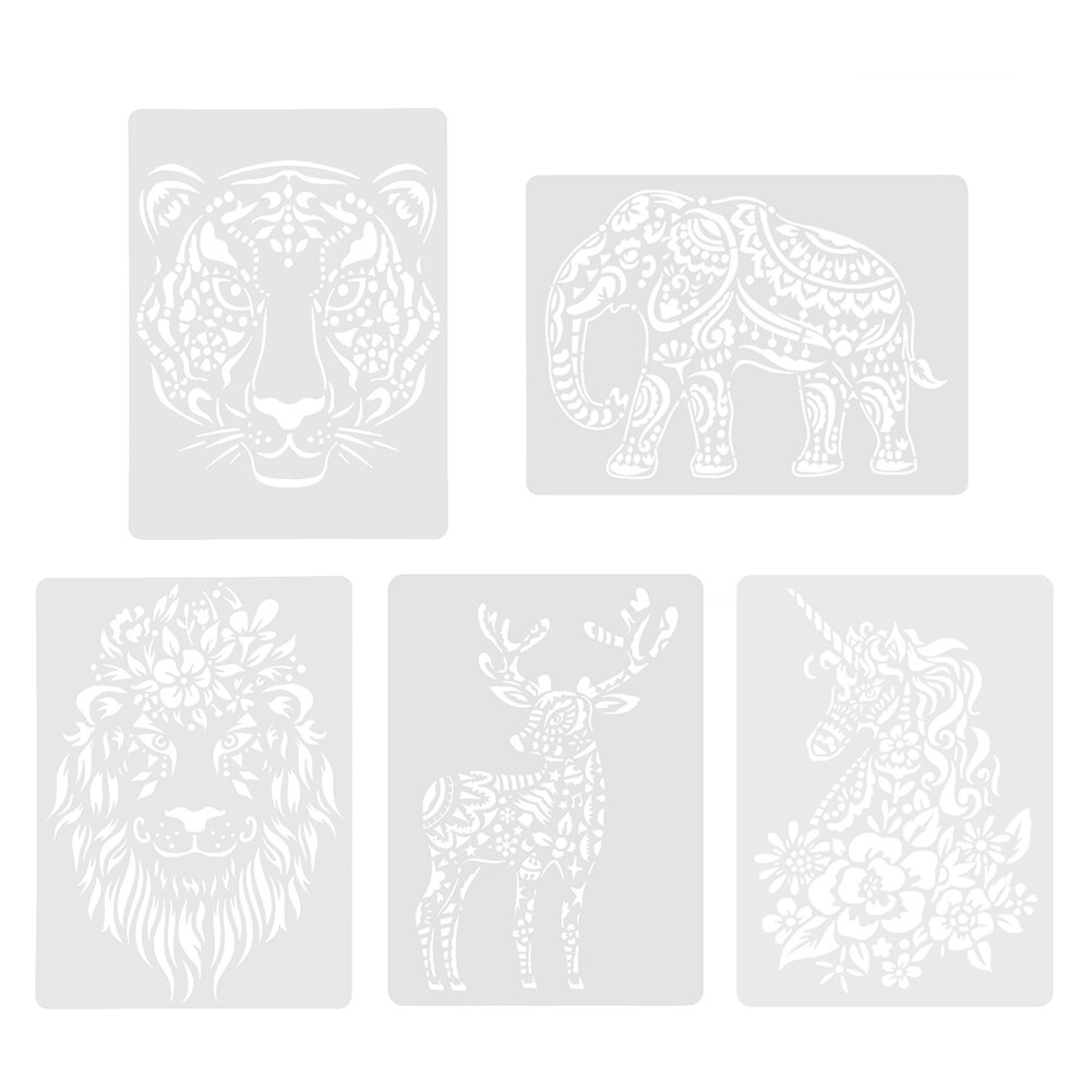 Scratch Painting Stencils Animal Drawing Template ... – Grandado