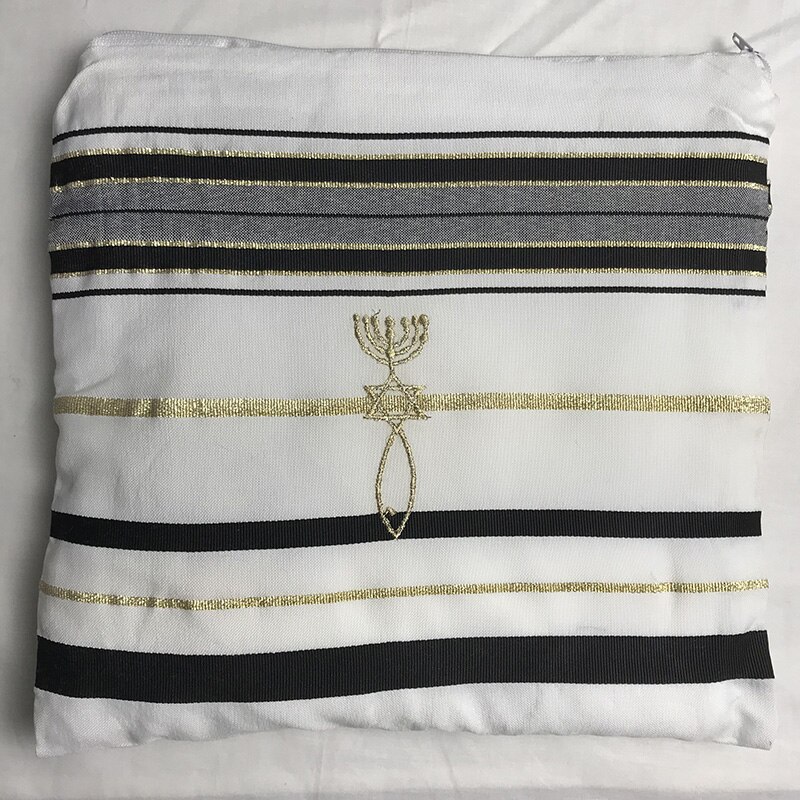 Tallit Prayer Shawl 130x180cm with Bag Israel Jewi... – Grandado