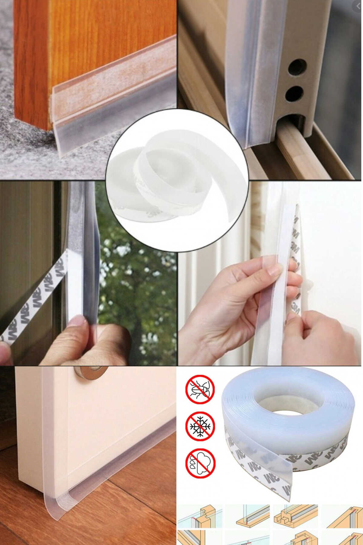 Transparante Winddicht Siliconen Afdichting Strip ... – Vicedeal