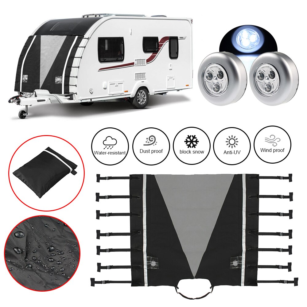 Caravan Front Towing Cover Protector Covers Dustpr... – Vicedeal