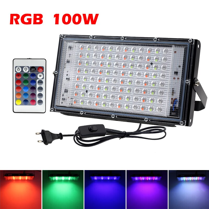LED Flood Light 50W 100W AC220V Outdoor Floodlight... – Vicedeal