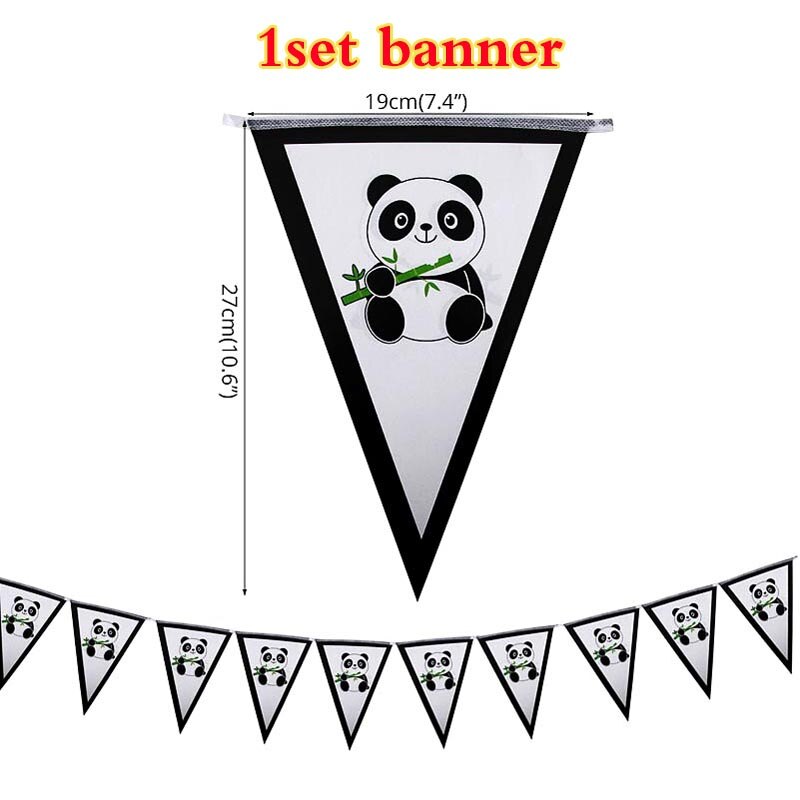 Cartoon,Panda Theme,Plates Tablecloth,Party tablew... – Grandado