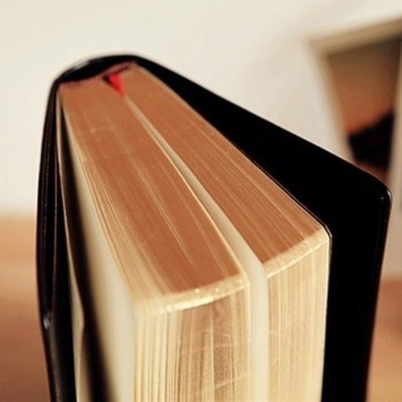 Vintage Thick Paper Notebook Notepad Leather Bible... – Grandado